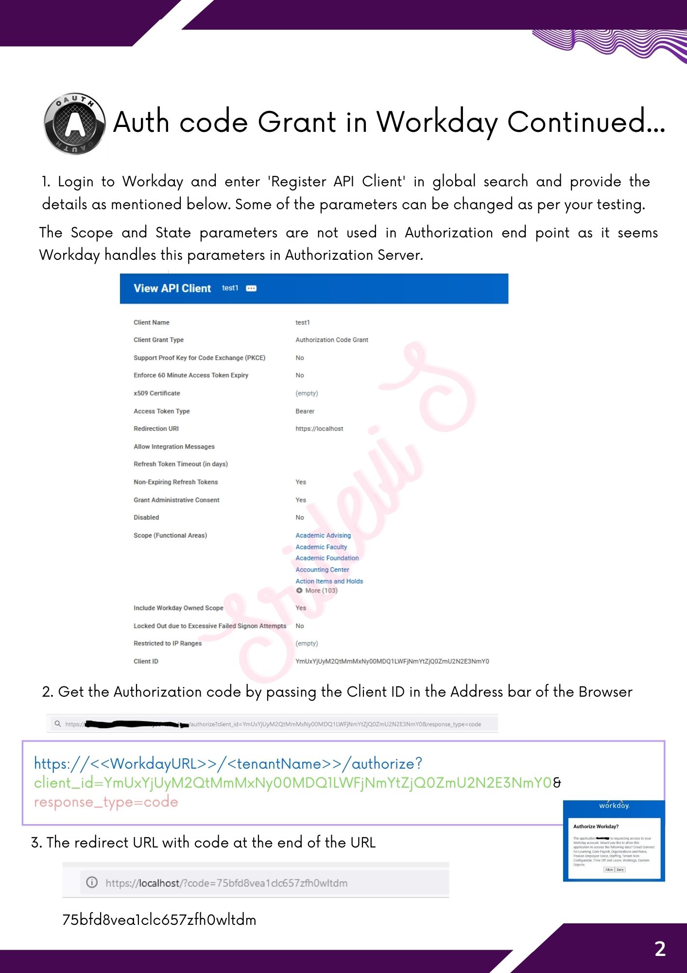 Workday OAuth Code Grant For WD APIs – My Workday Blog