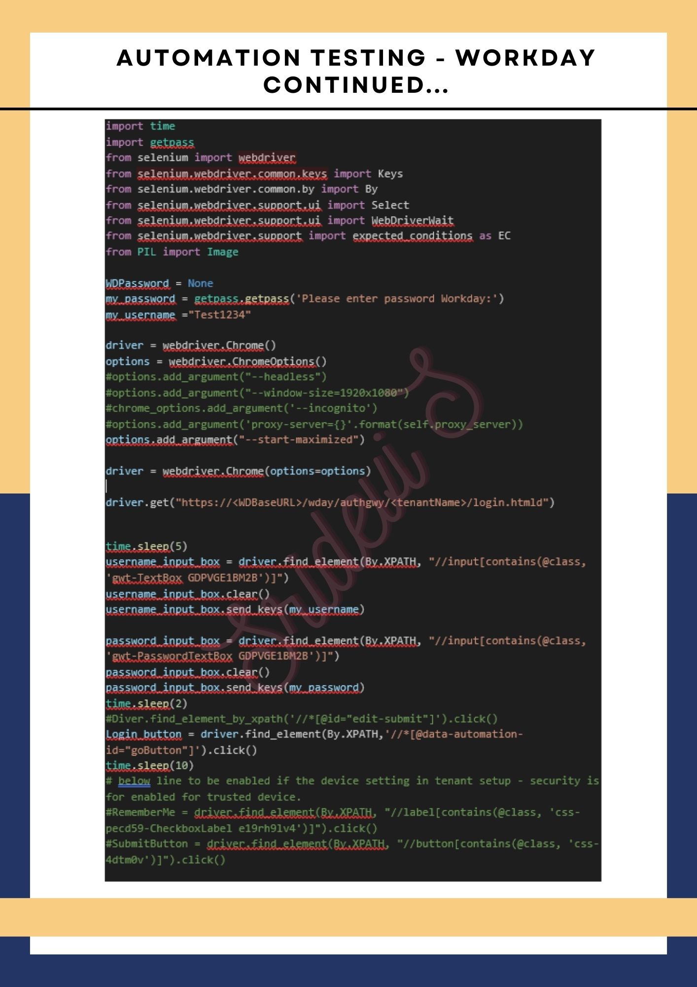 Python Code With Selenium For Workday Automation Testing My Blog 0882