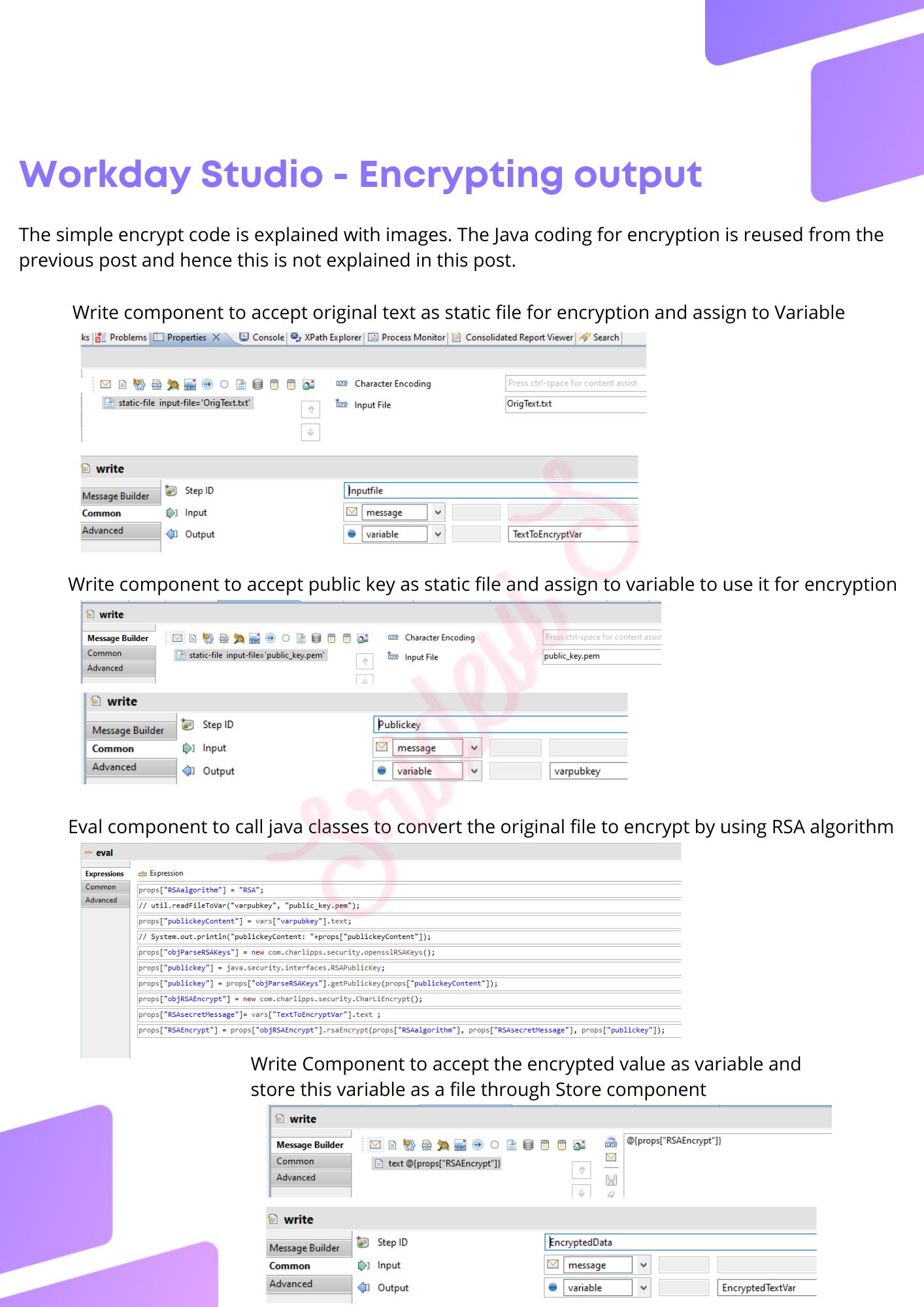 Workday Studio Integration - Encrypting and Decrypting the file by using RSA – My Workday Blog