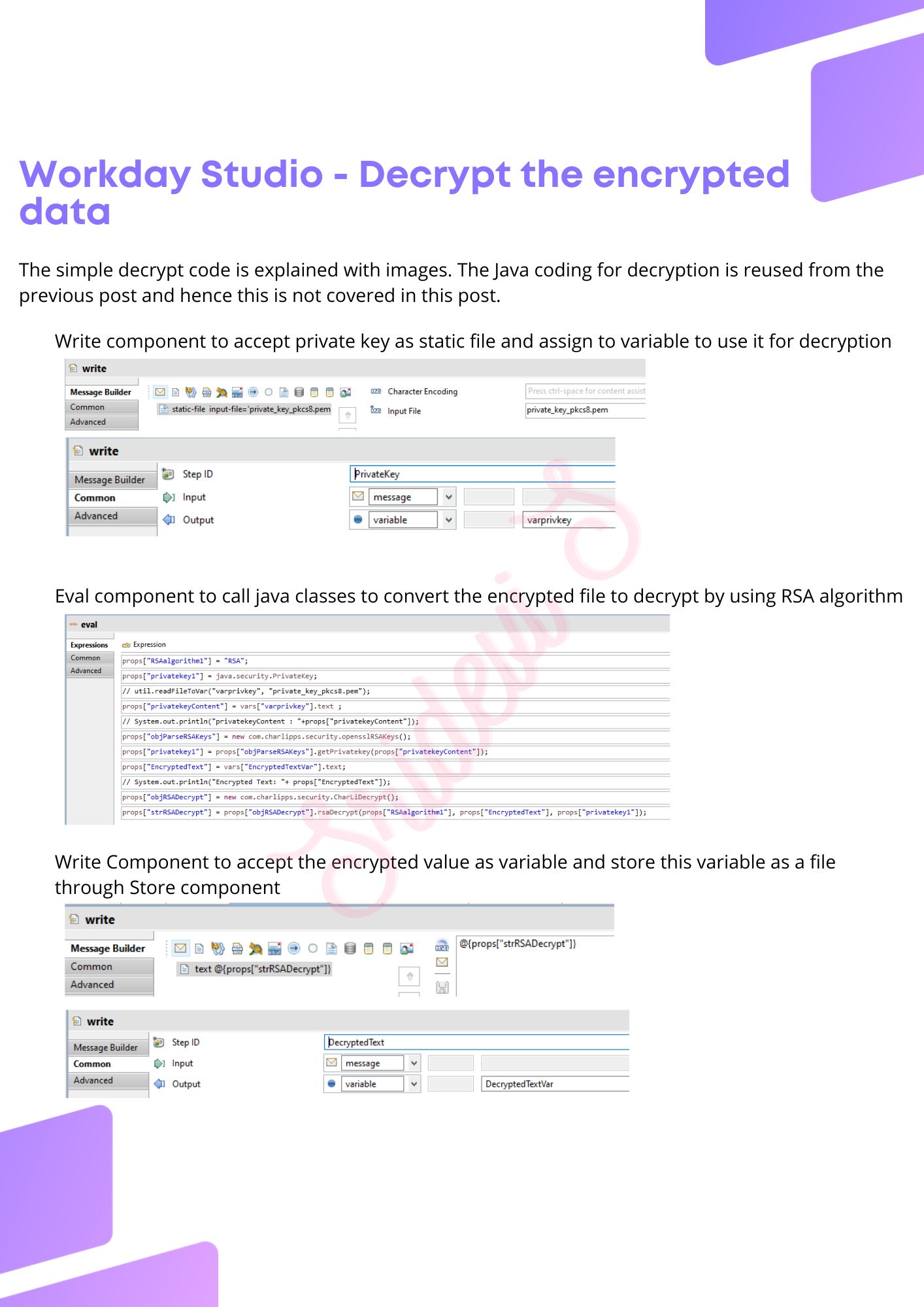 Workday Studio Integration - Encrypting and Decrypting the file by using RSA – My Workday Blog
