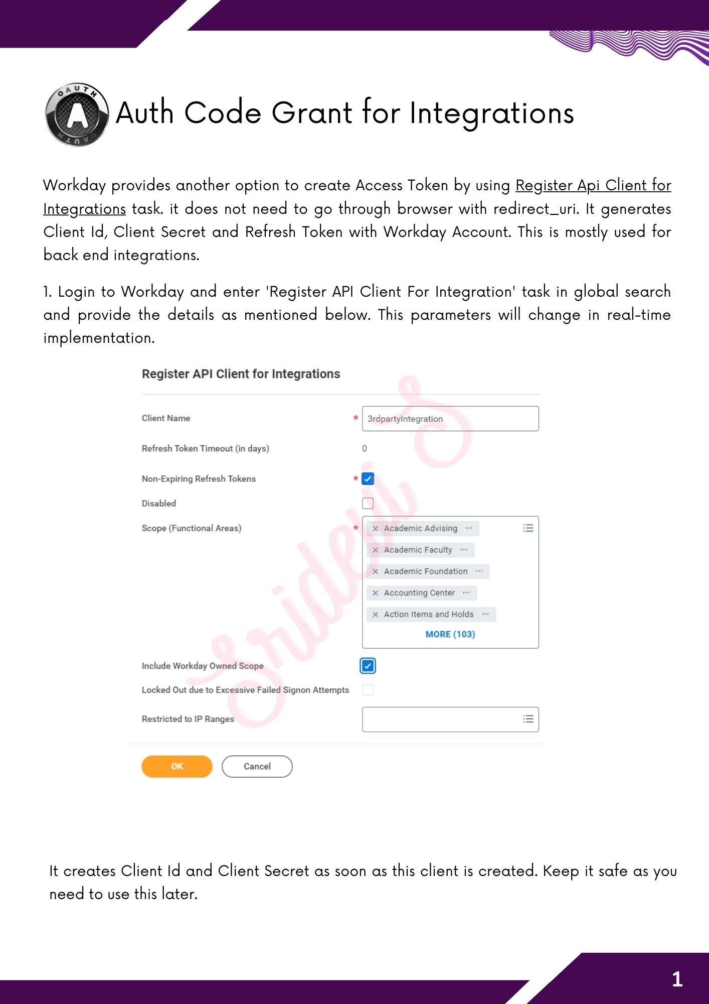 Workday Auth Code Grants for Integration – My Workday Blog