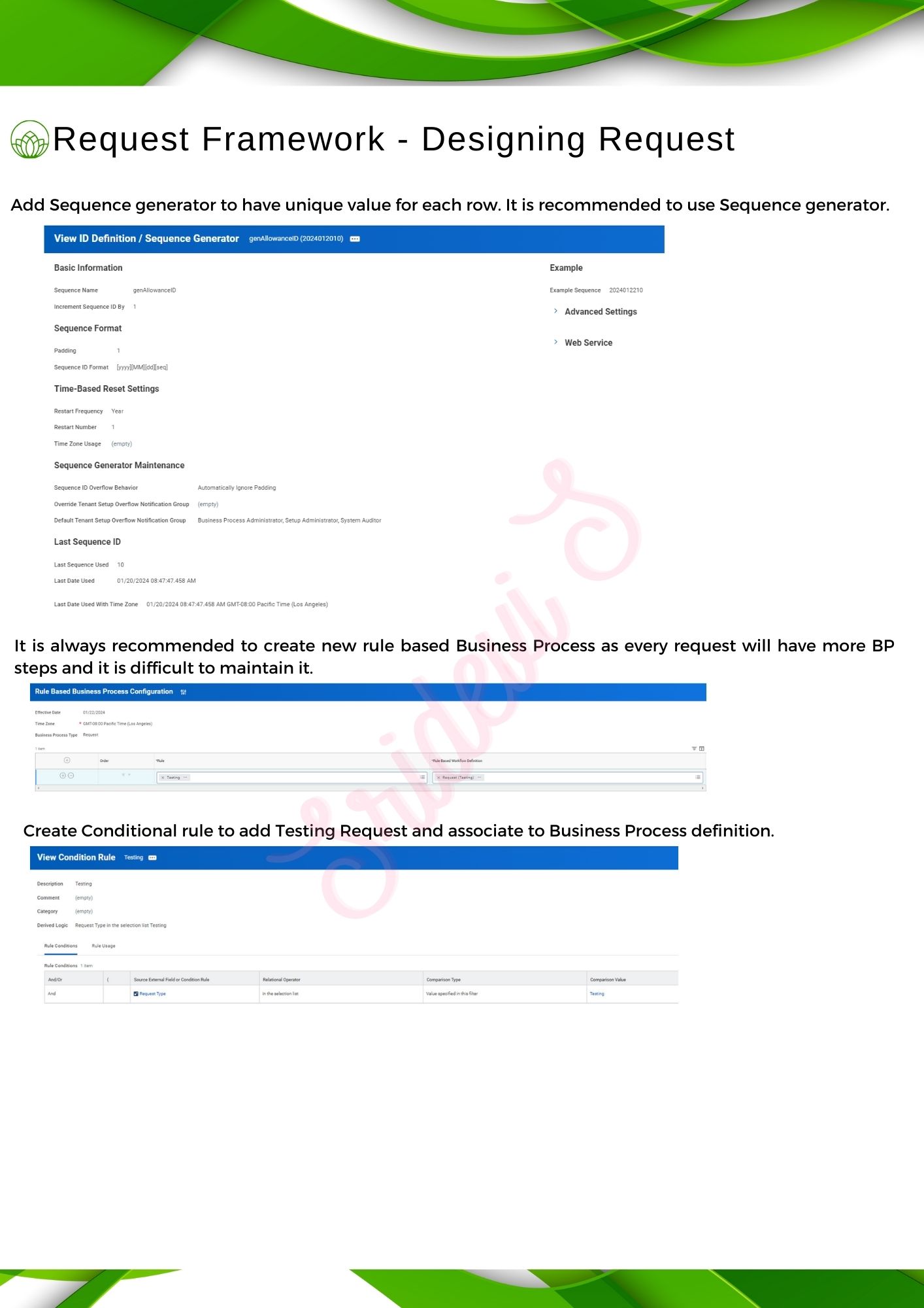 Request Framework Creating Request Type To Add Allowances To 9840