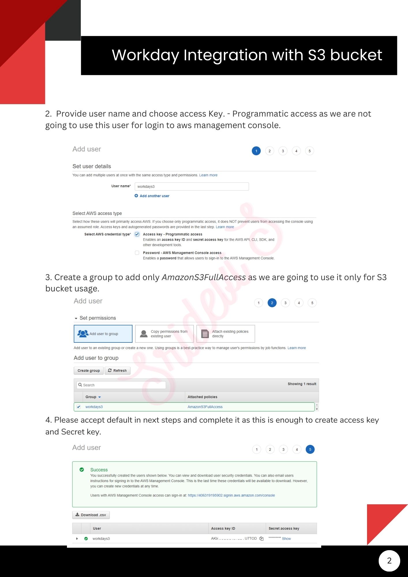 AWS S3 bucket in Workday Integrations – My Workday Blog